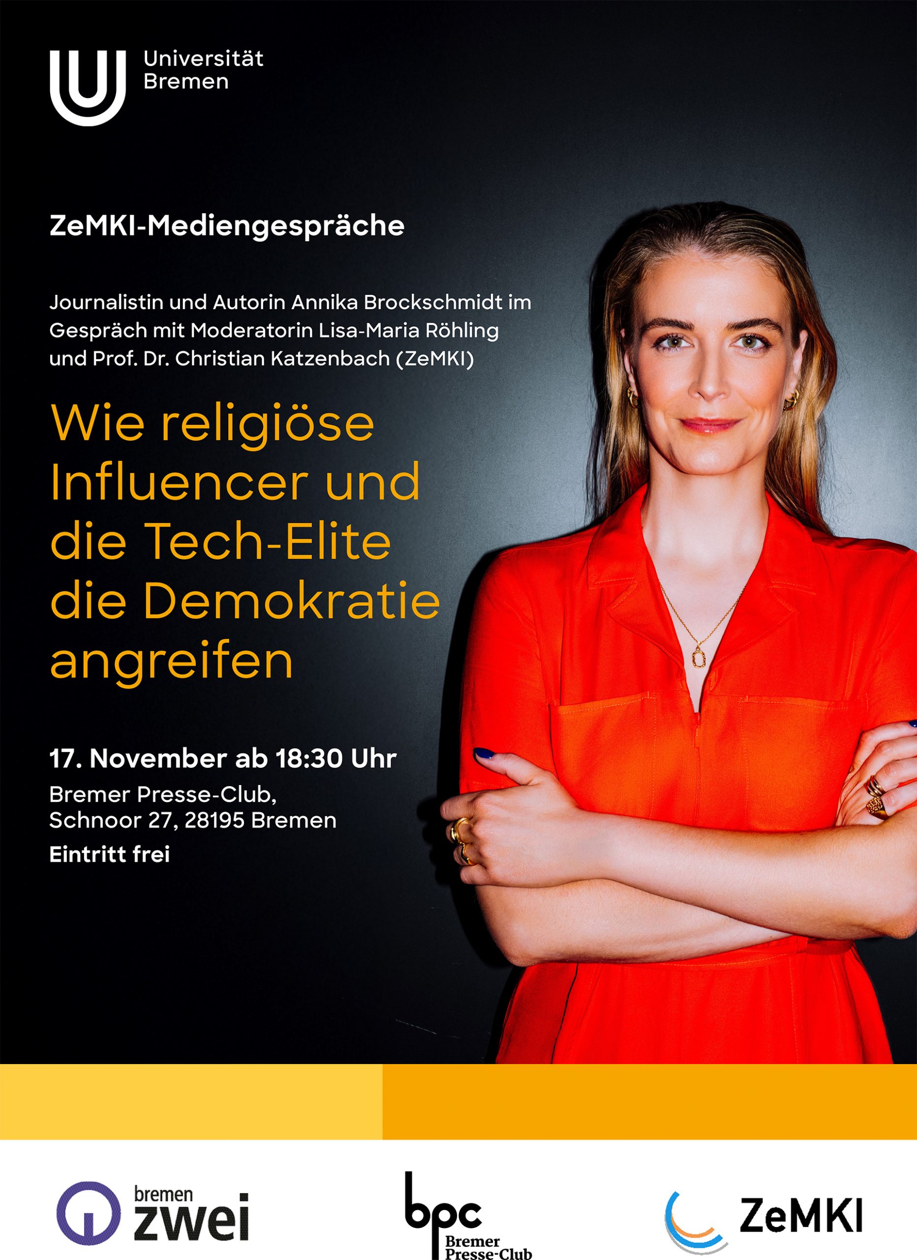 ZeMKI-Mediengespräche mit Annika Brockschmidt: „Wie religiöse ...